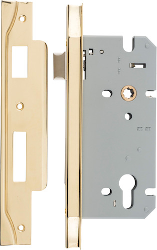 Rebated 85mm Euro Mortice Locks - 60mm Backset - Iver