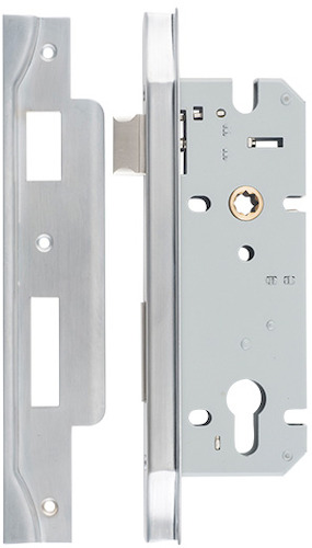 Rebated 85mm Euro Mortice Locks - 45mm Backset - Iver