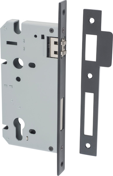 85mm Euro Roller Mortice Lock - 60mm Backset - Iver
