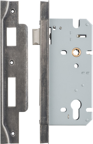 Rebated 85mm Euro Mortice Locks - 60mm Backset - Iver