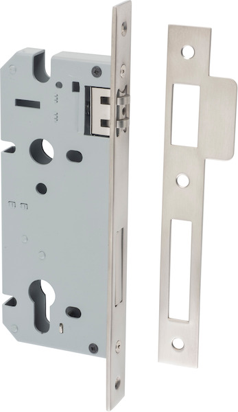 85mm Euro Roller Mortice Lock - 45mm Backset - Iver