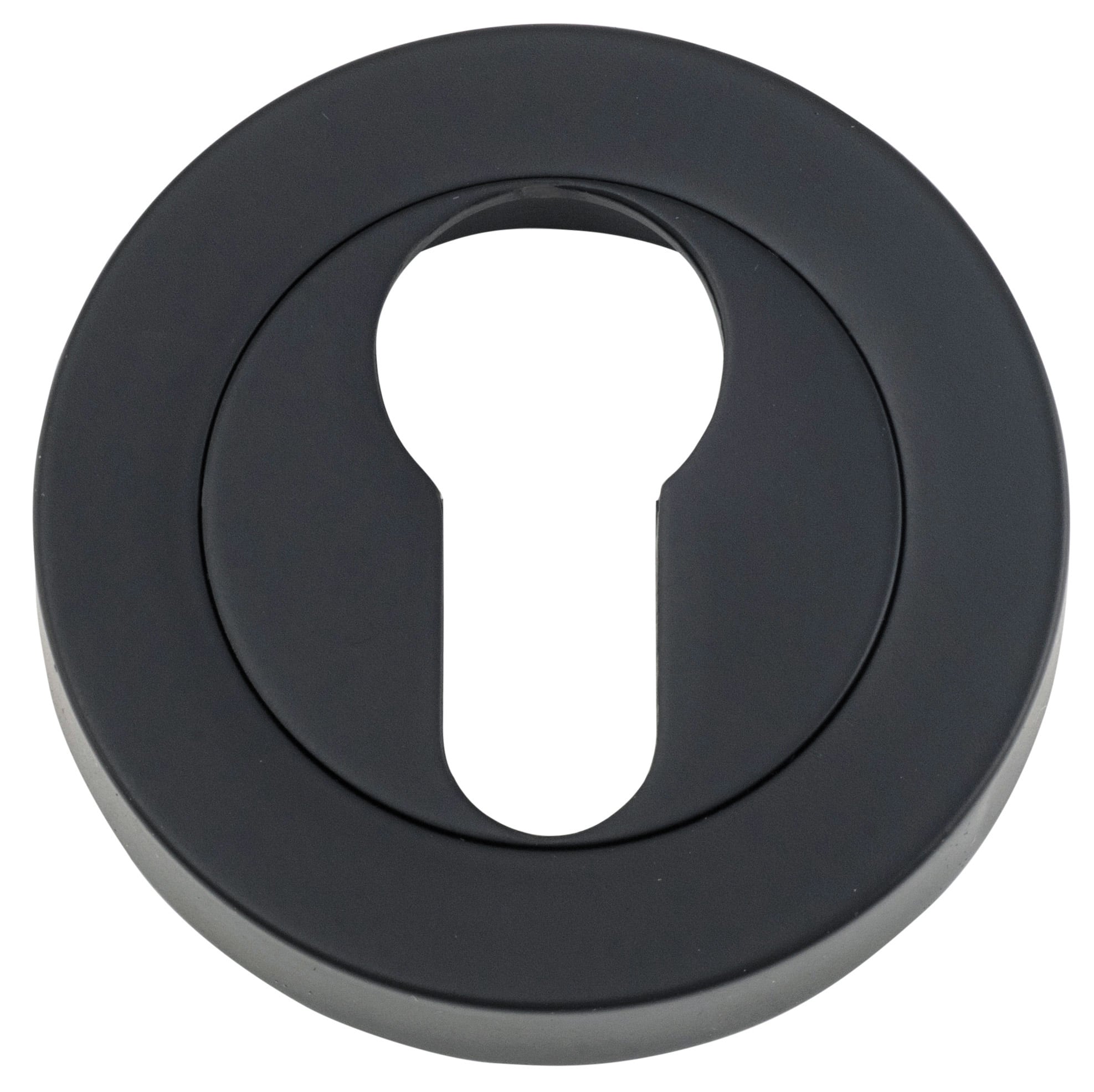 Euro Escutcheons - Round - Matt Black - Iver