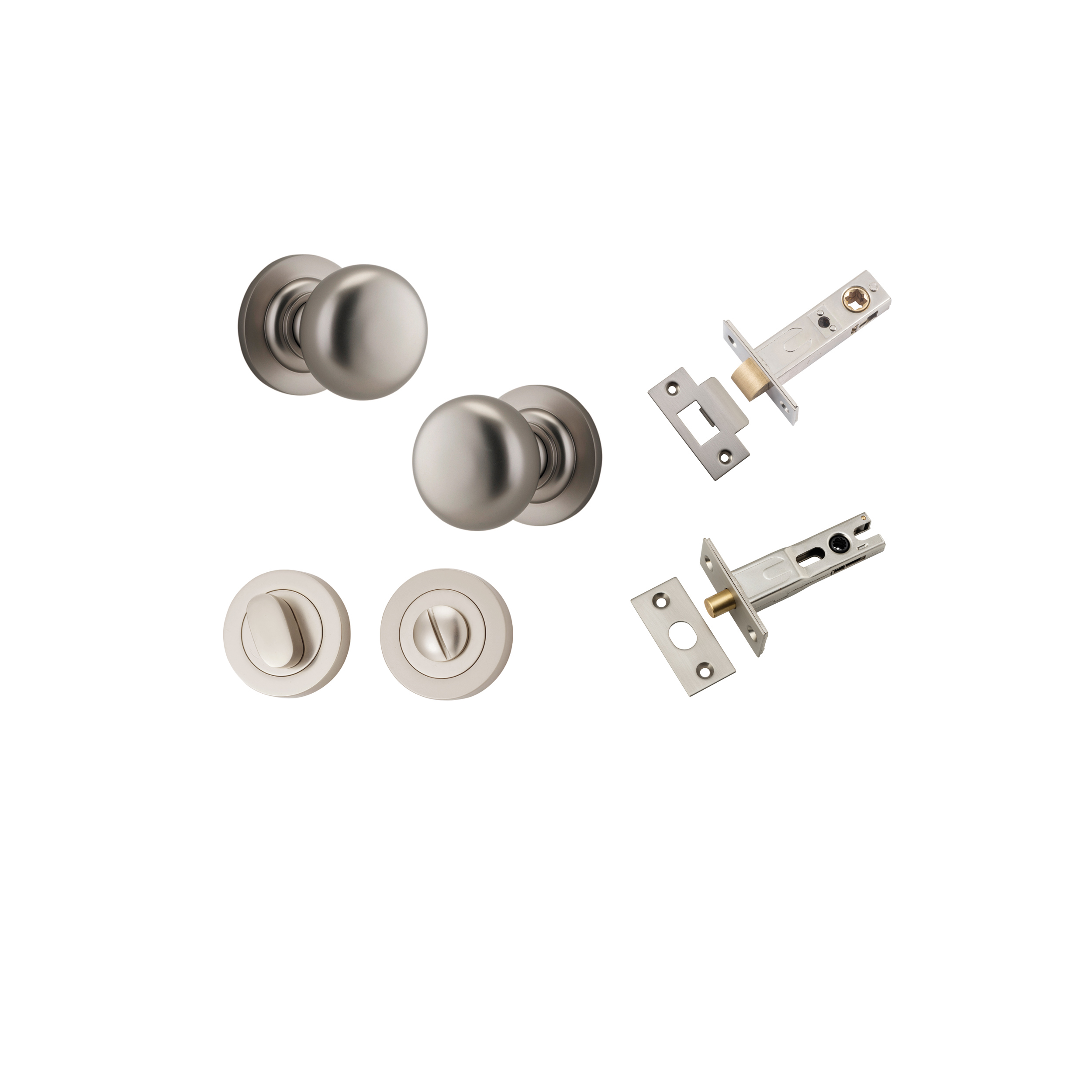 Cambridge Knob - Round Rose Privacy Kit with Separate Privacy Turn ...