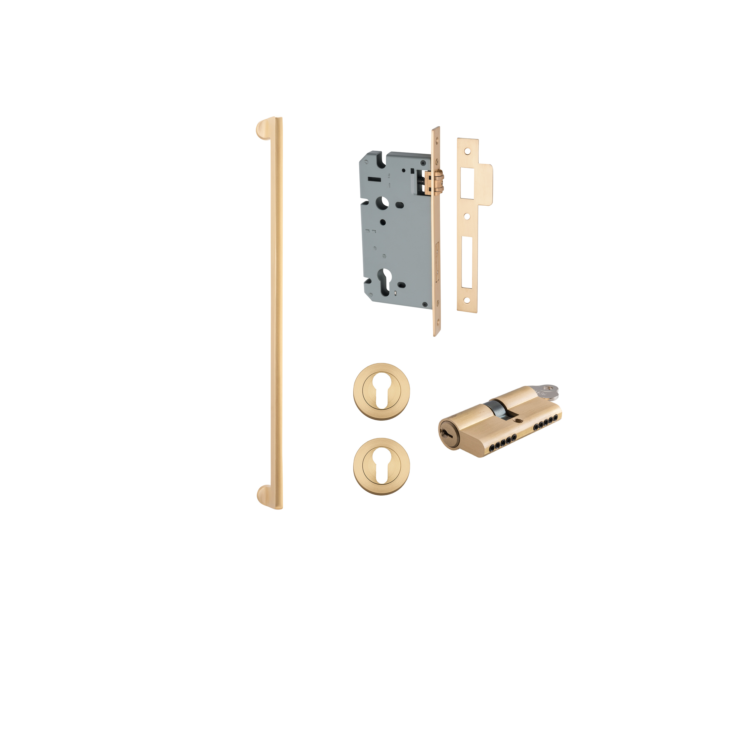 Baltimore Pull Handle - 600mm Entrance Kit with Separate High Security ...