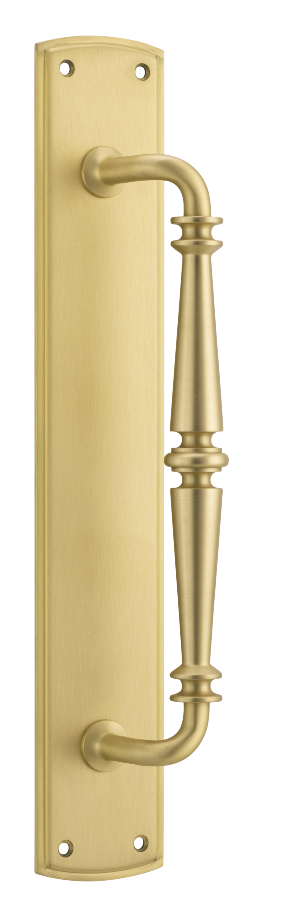 Sarlat Pull Handle on Backplate - Brushed Gold PVD - Iver