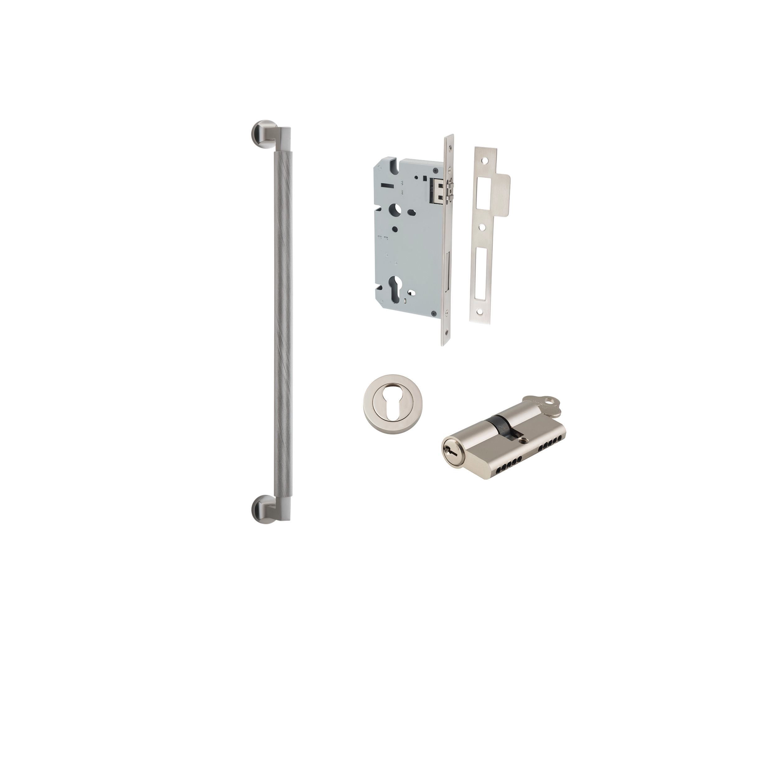 Brunswick Pull Handle - 450mm Entrance Kit with Separate High Security ...